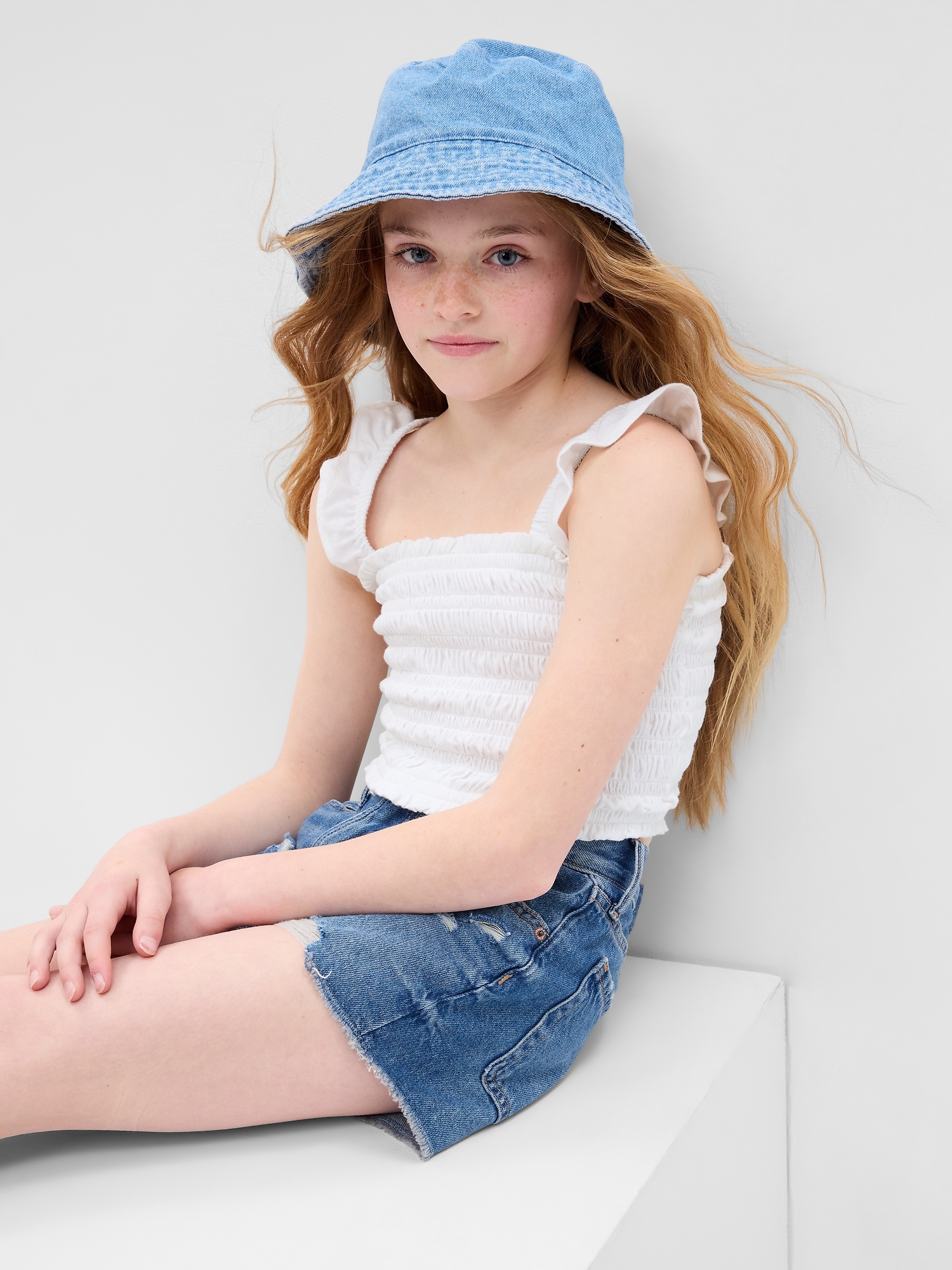 Kids Smocked Tank Top | Gap
