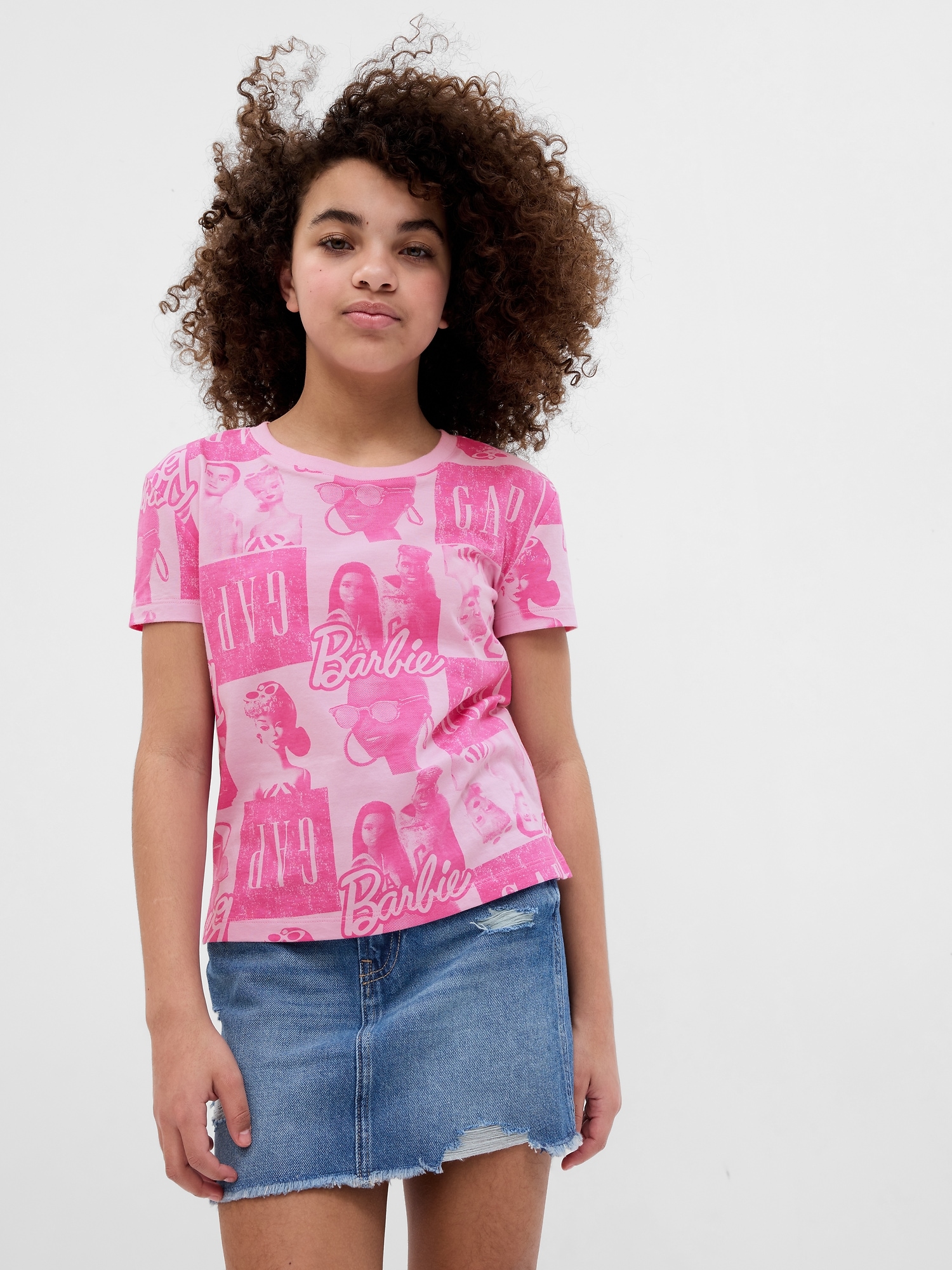 Gap × Barbie™ Kids Organic Cotton Logo Graphic T-Shirt | Gap