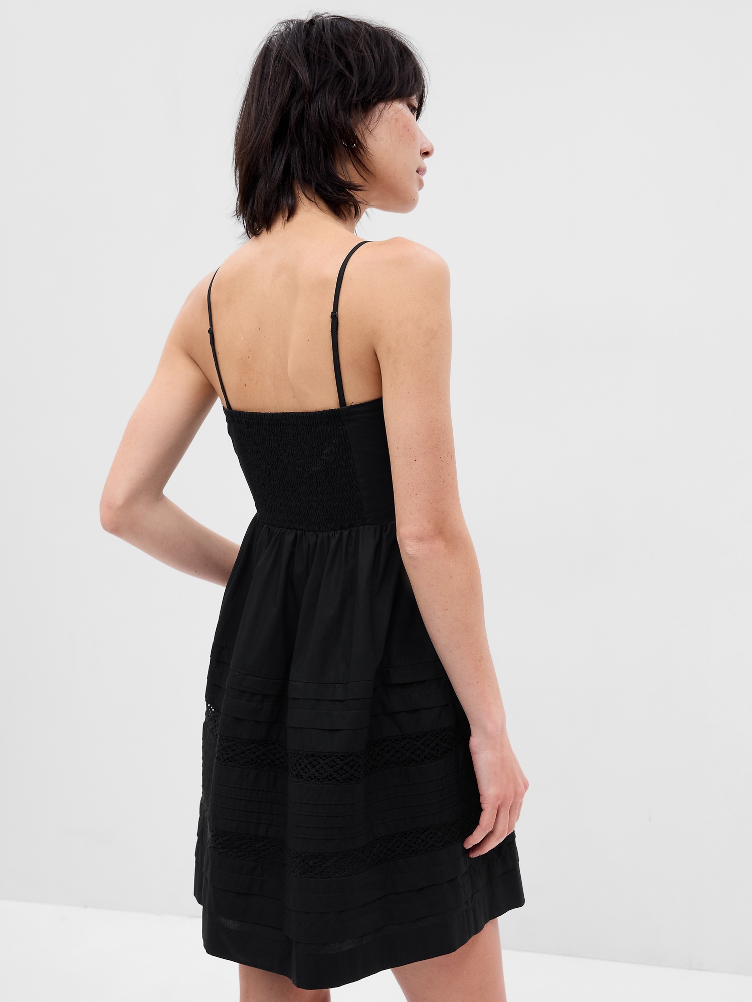 Convertible Strapless Lace Mini Dress Gap