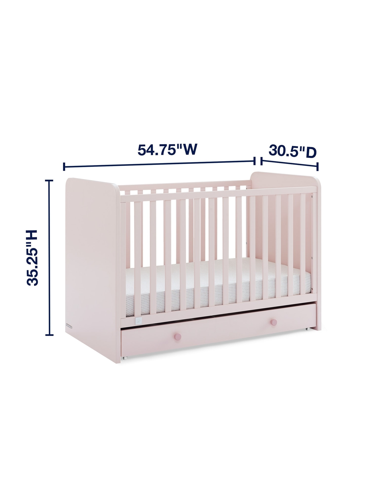 Baby Cot Bed With Storage