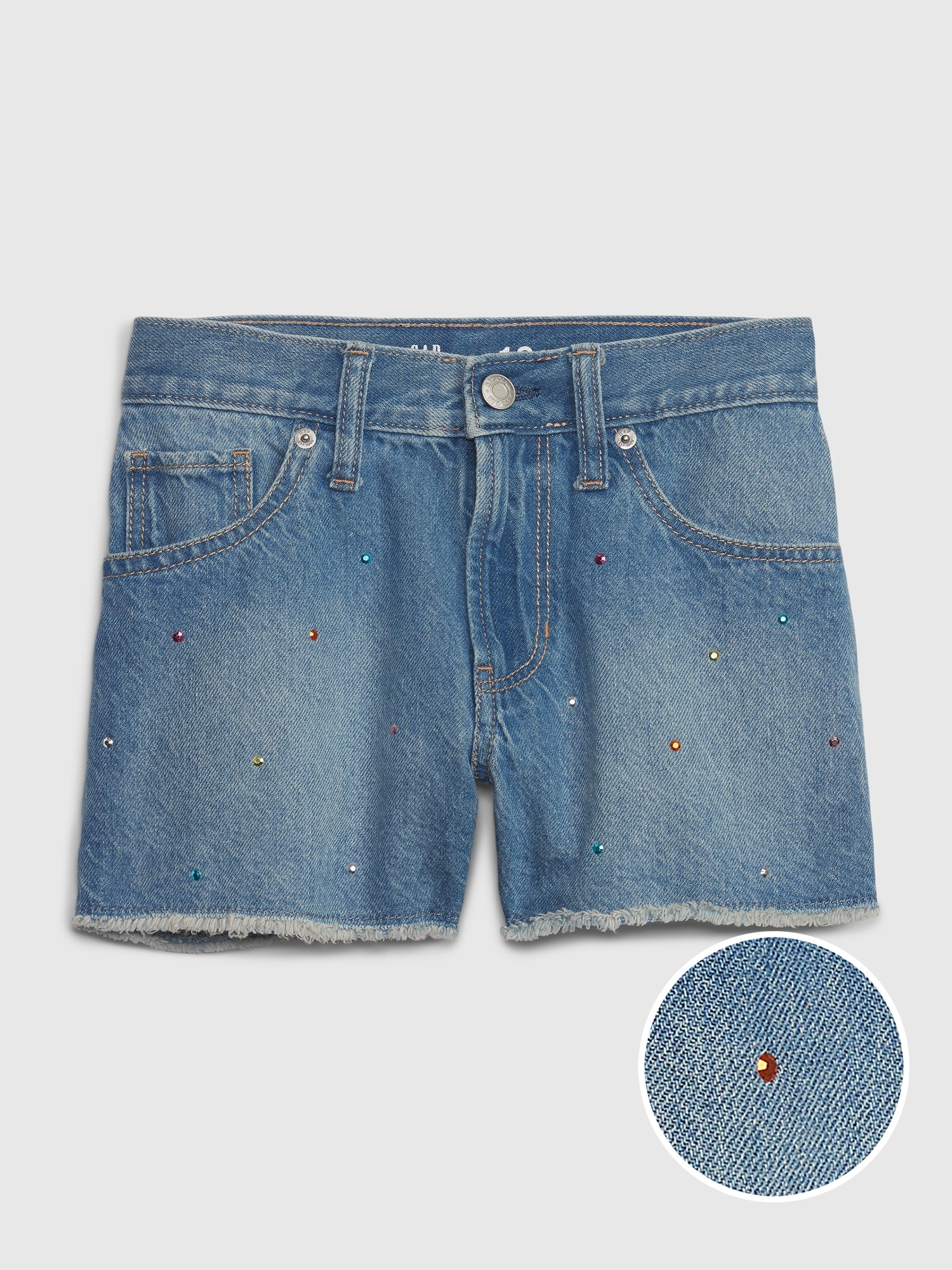 Kids Low Stride Rhinestone Shorts | Gap
