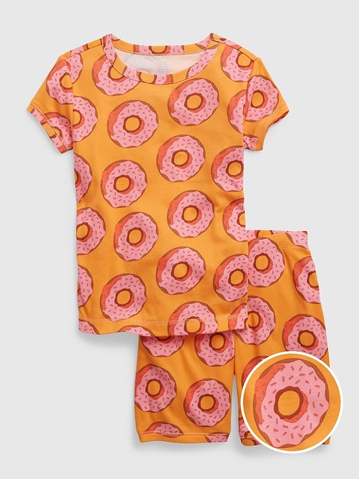Kids 100% Organic Cotton Donut PJ Shorts Set | Gap