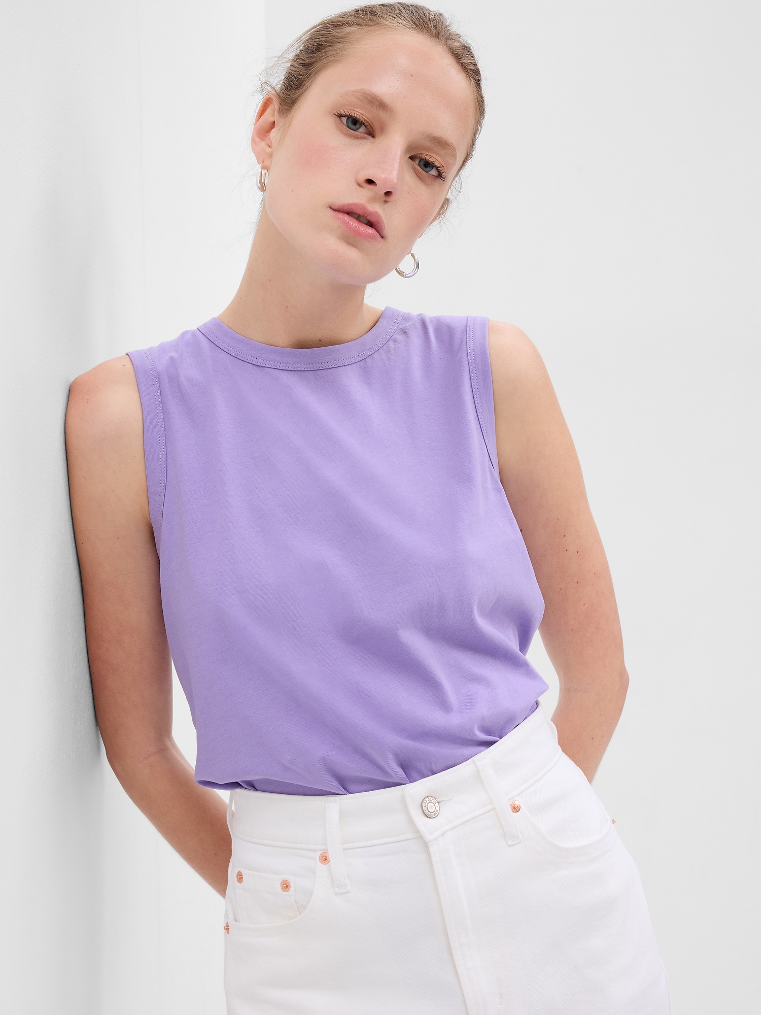 Organic Cotton Vintage Shell Tank Top | Gap