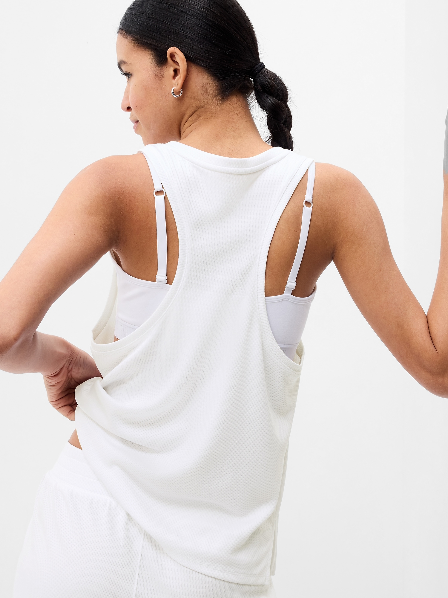 GapFit Double-Knit Mesh Tank Top | Gap