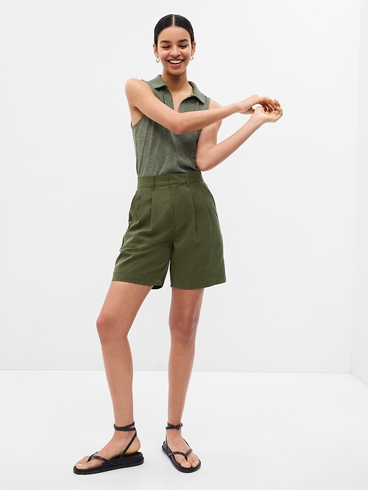 SoftSuit Pleated Shorts | Gap