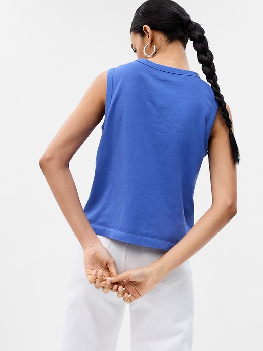 100% Organic Cotton Vintage Shell Tank Top | Gap