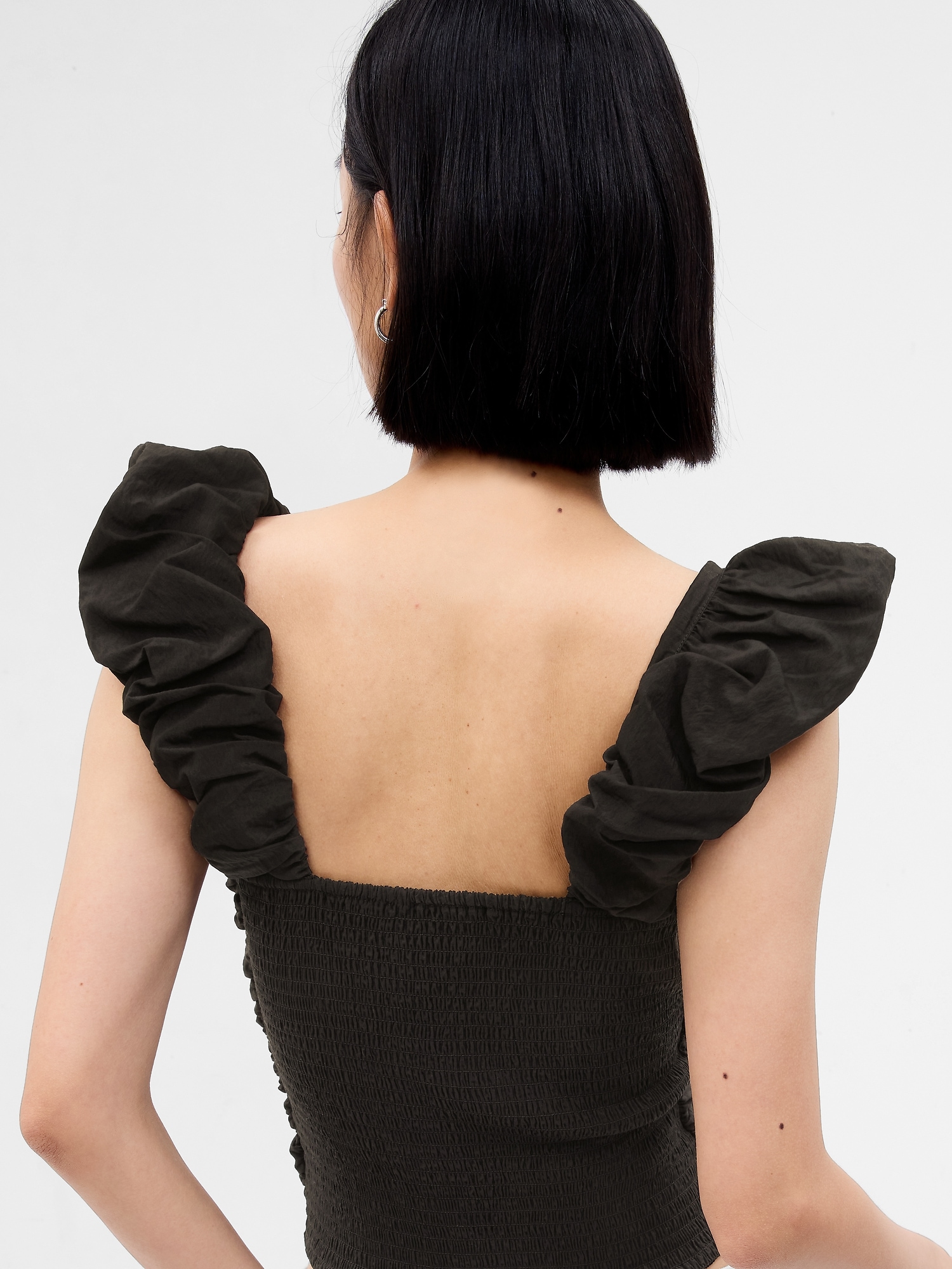 Cropped Ruched Top | Gap