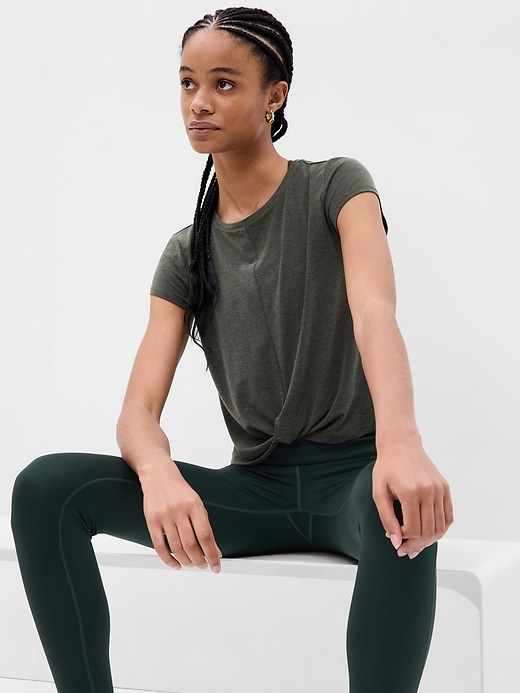 GapFit Breathe Twist-Front T-Shirt | Gap
