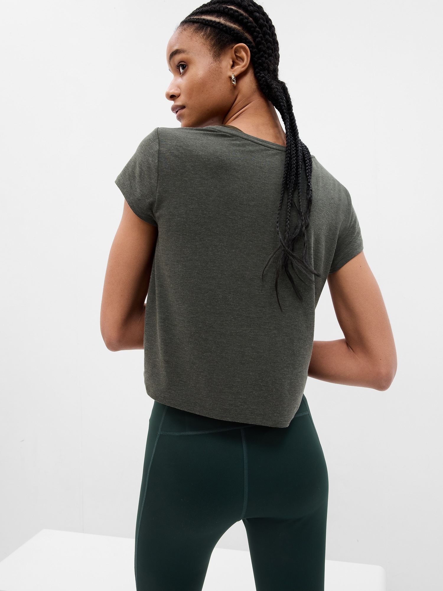 GapFit Breathe Twist-Front T-Shirt | Gap