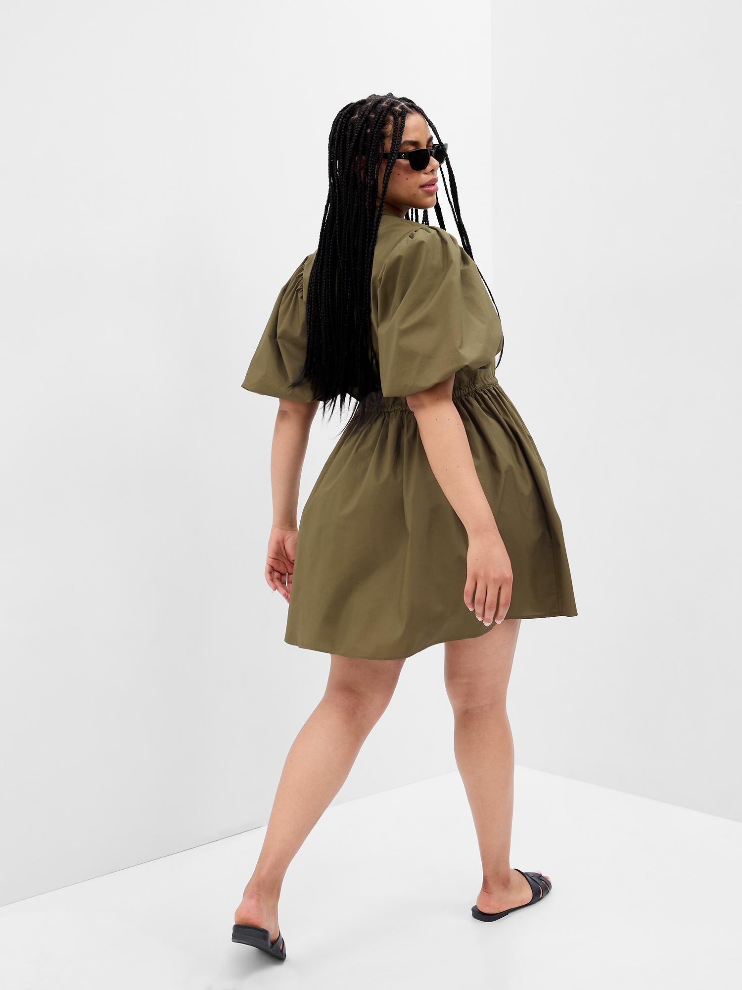 Balloon Sleeve Mini Dress | Gap