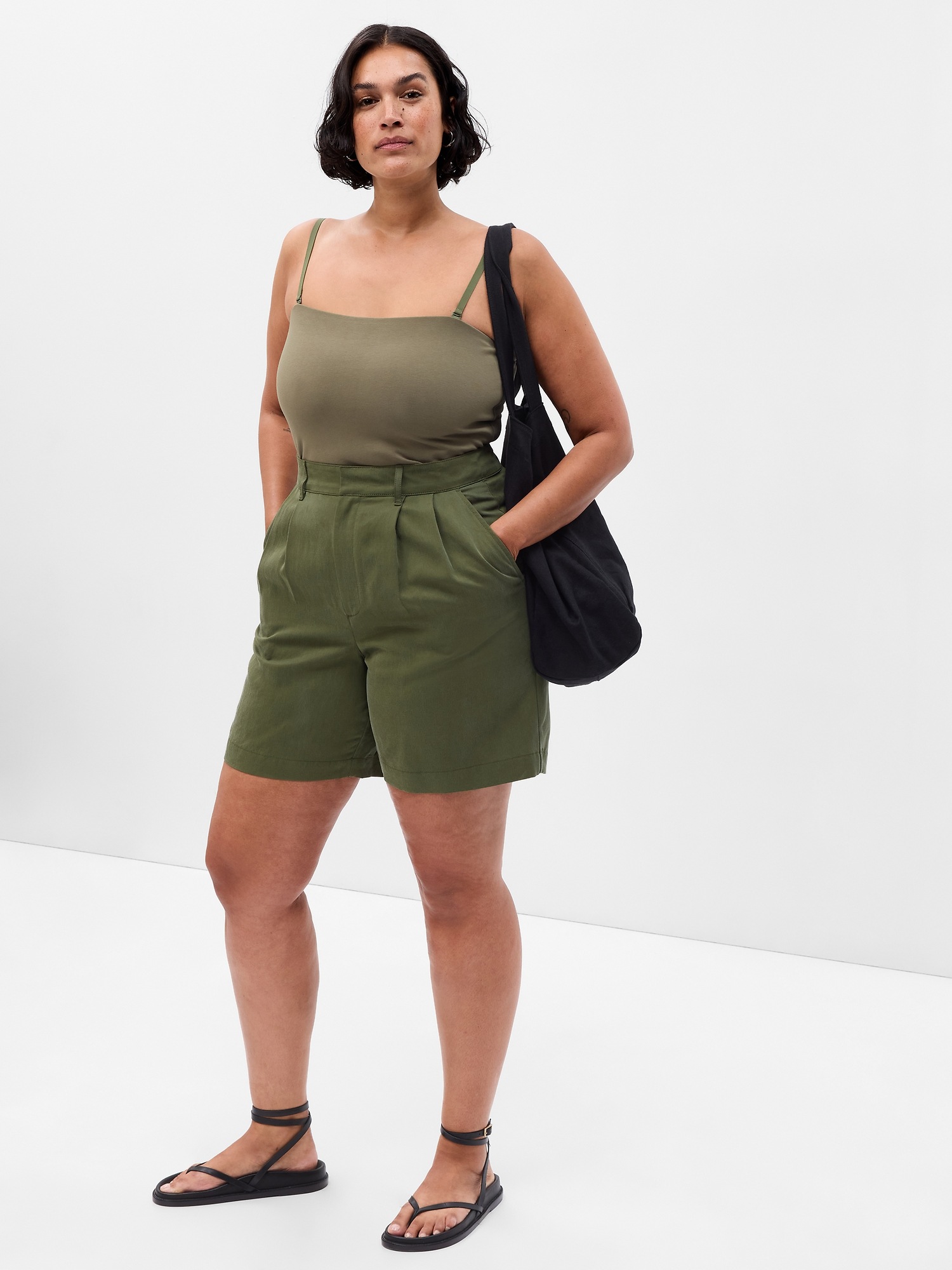 SoftSuit Pleated Shorts | Gap