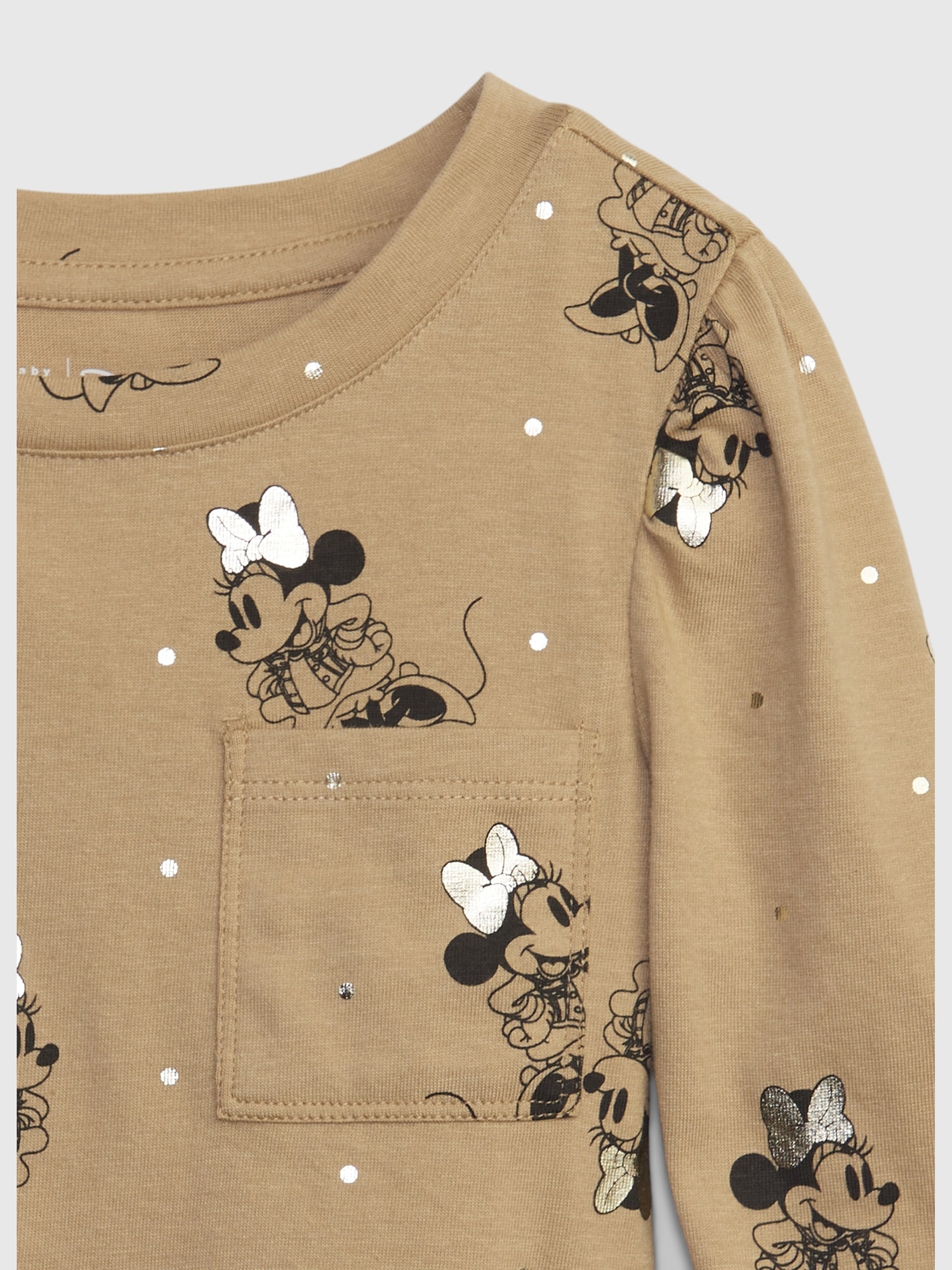 babyGap | Disney Organic Cotton Mix and Match Minnie Mouse Pocket T ...