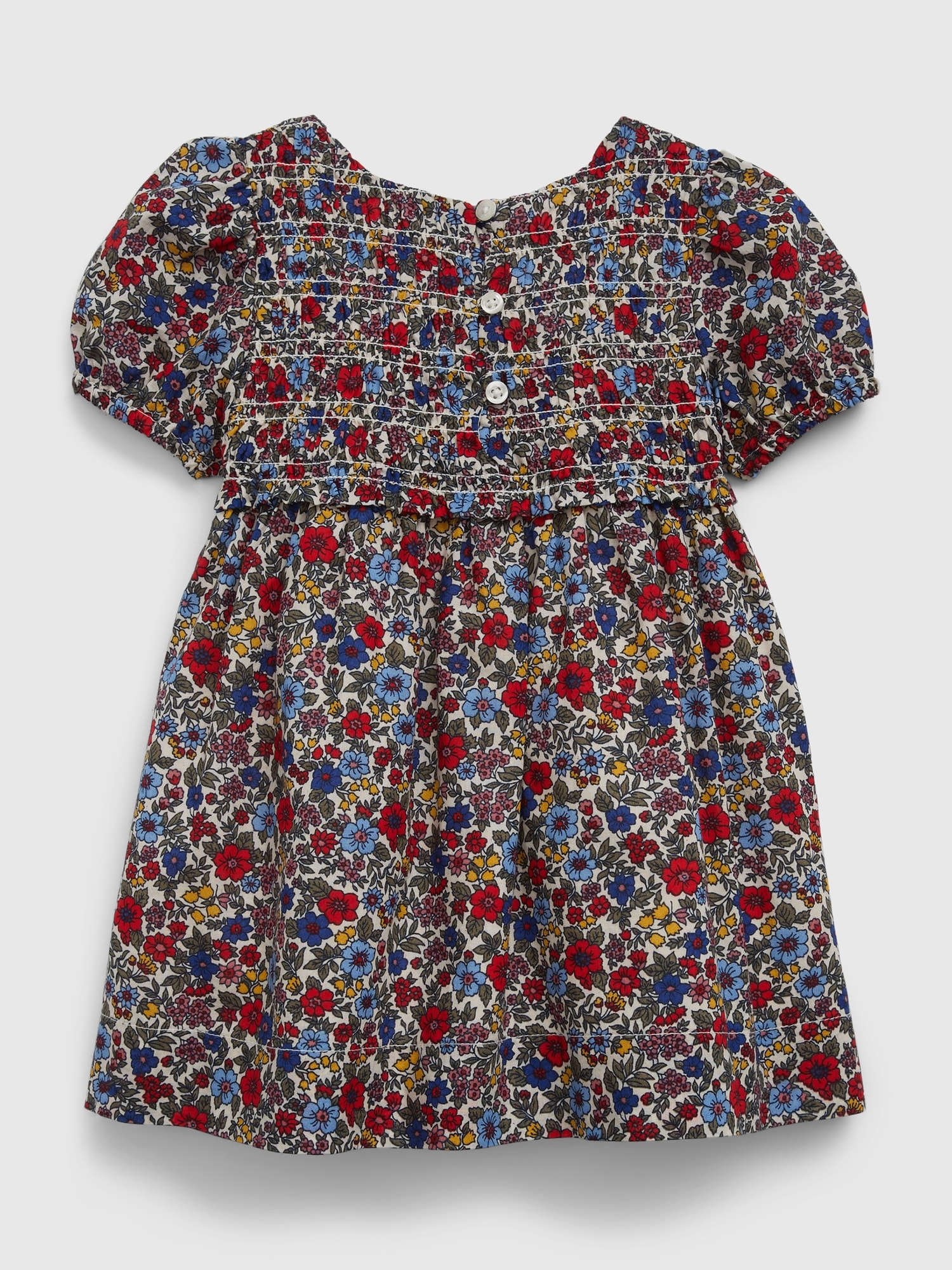 Baby Smocked Floral Dress Set | Gap