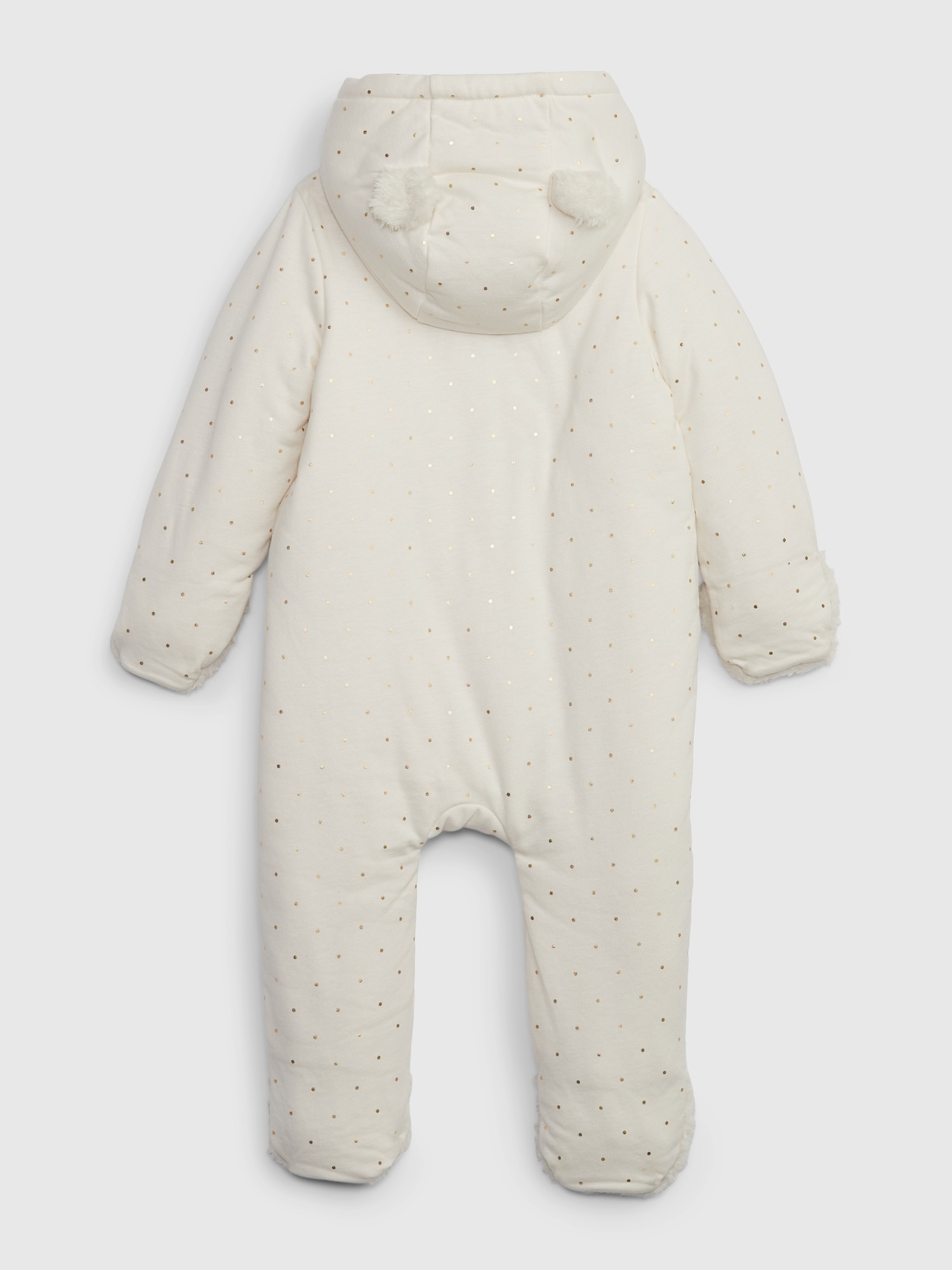 Baby Sherpa Hoodie One-Piece | Gap
