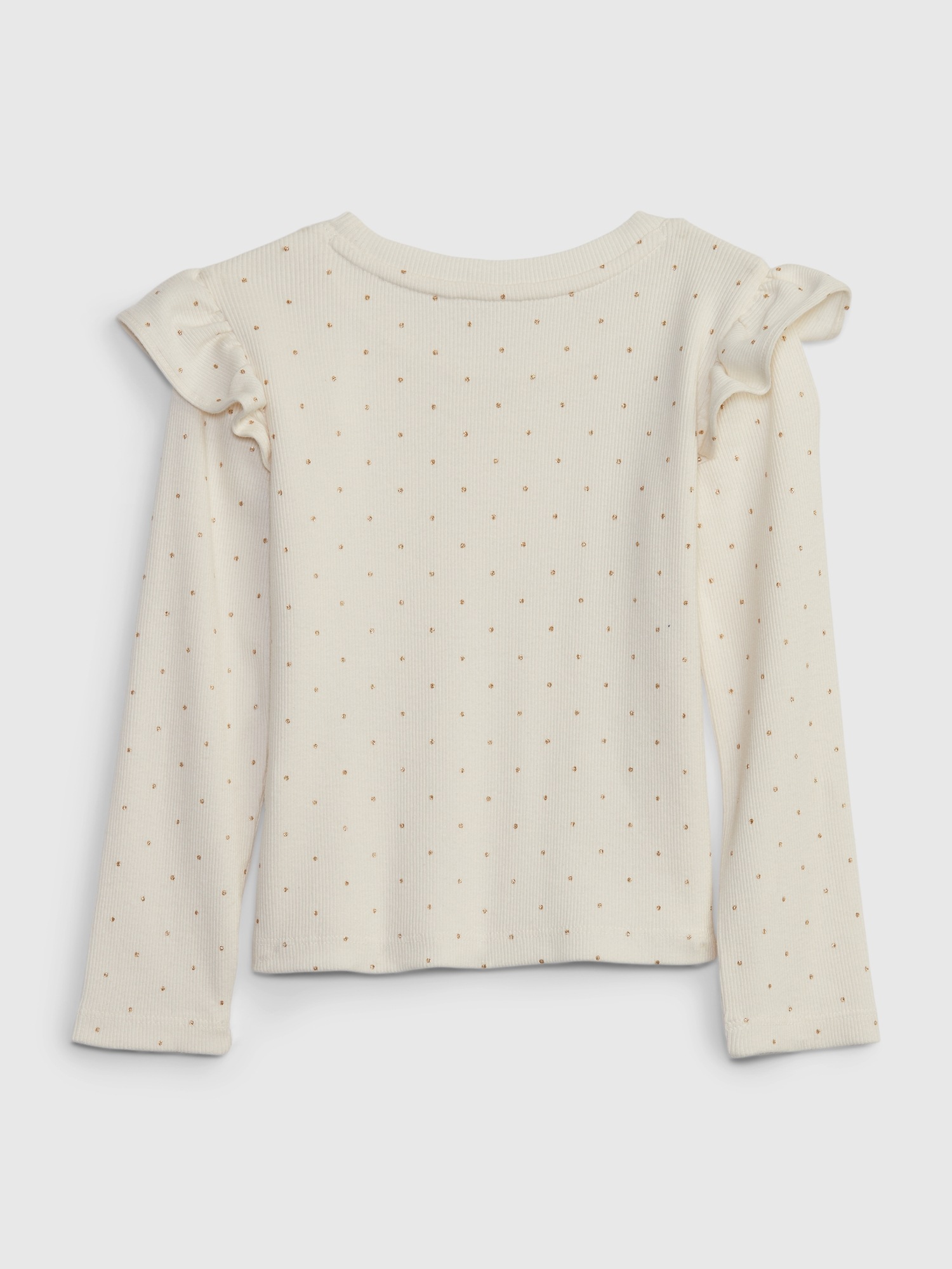 Toddler Ruffle Rib T-Shirt | Gap