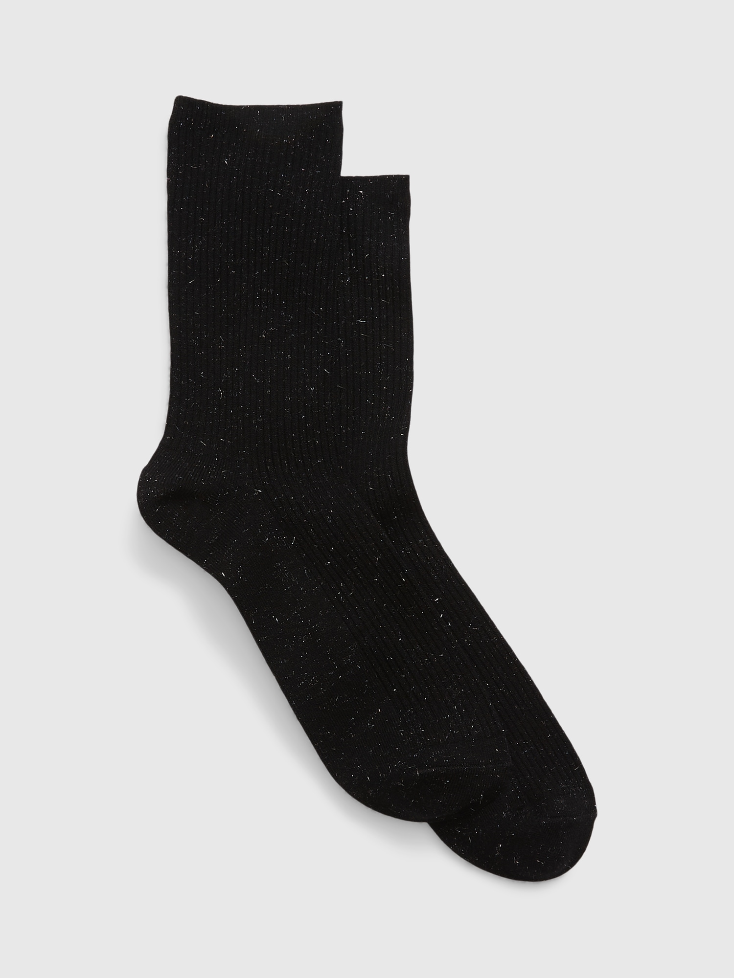 Glitter Rib Crew Socks Gap