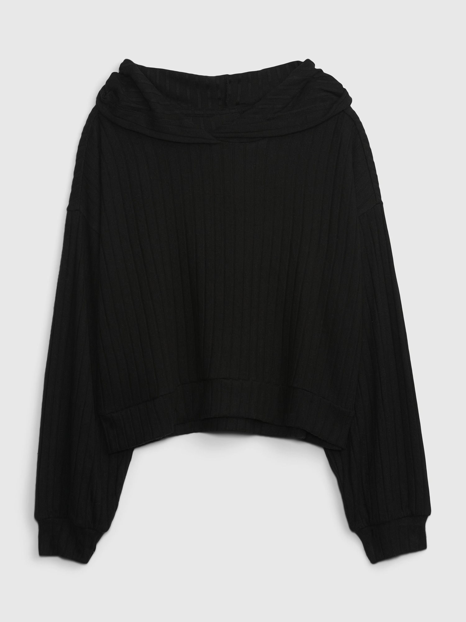 Kids Softspun Rib Hoodie Gap
