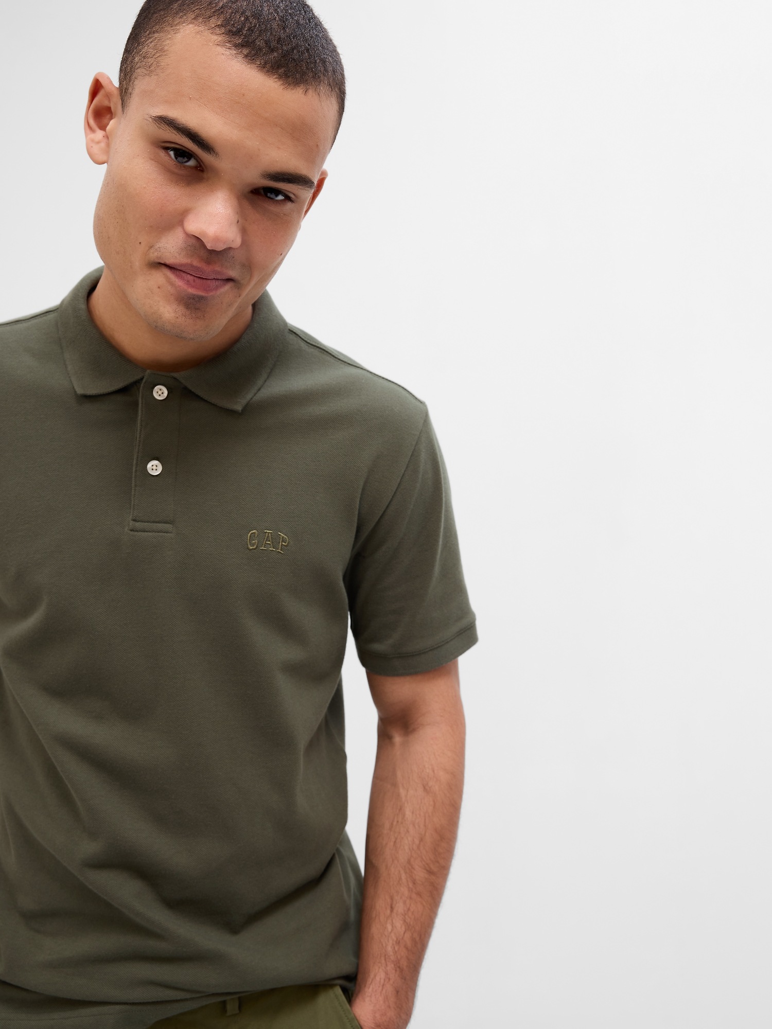 Gap Logo Pique Polo Shirt | Gap