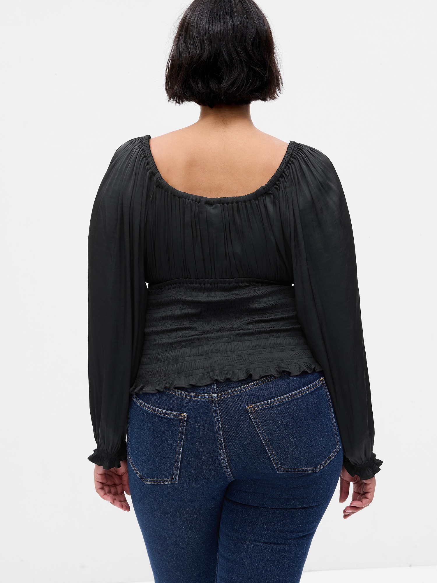 Smocked-Waist Top | Gap