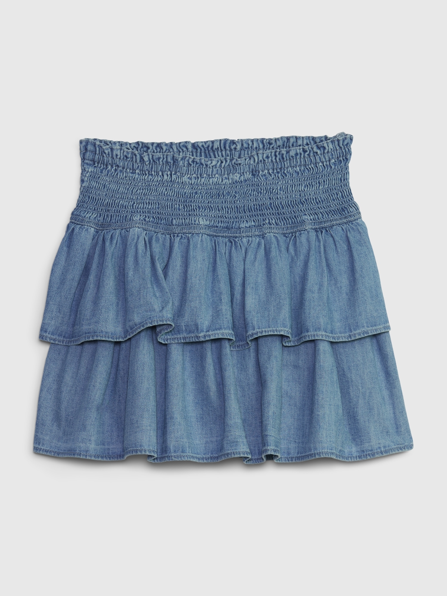 Kids Tiered Denim Skort | Gap