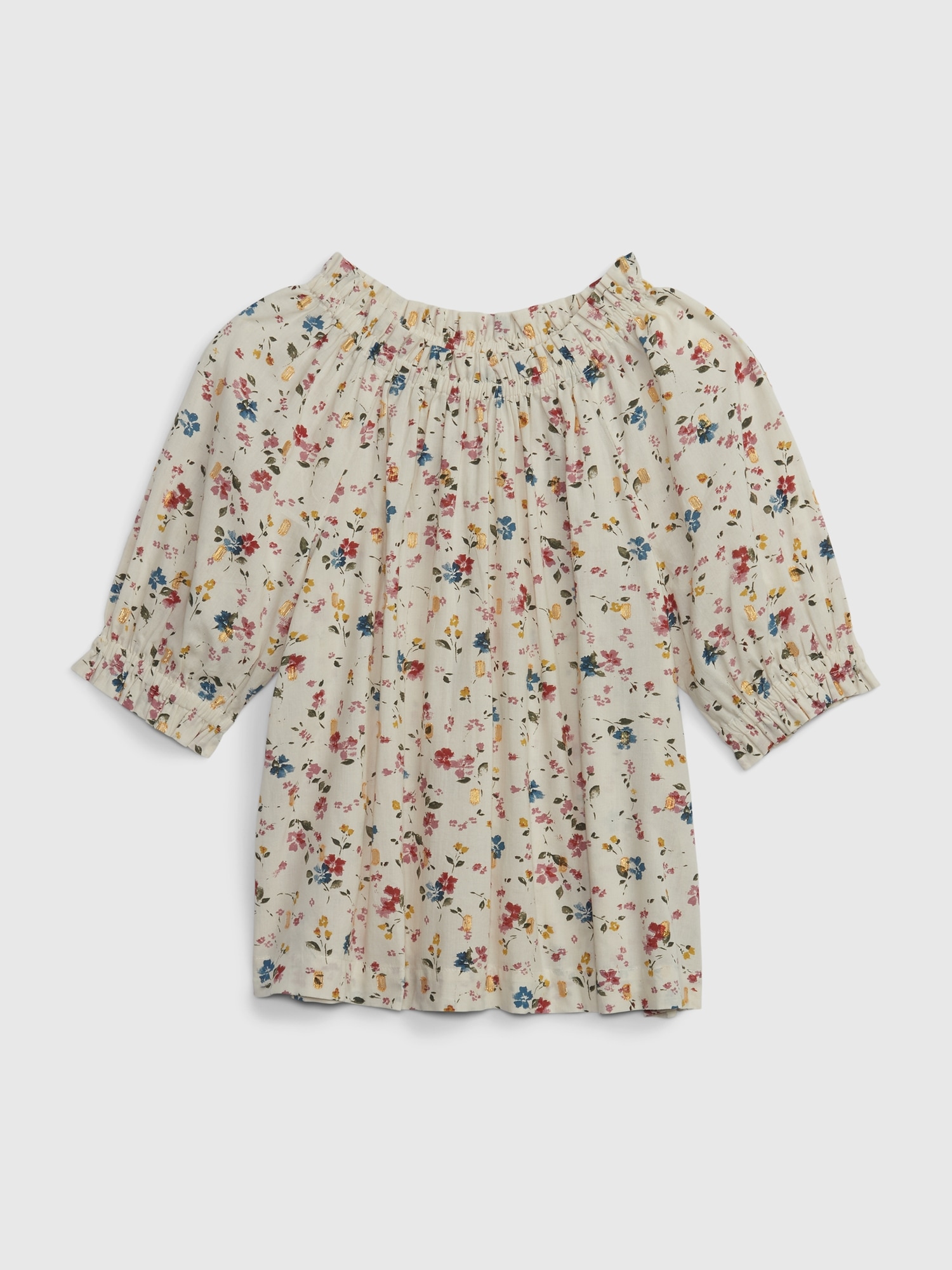 Kids Swiss Dot Smocked Top | Gap