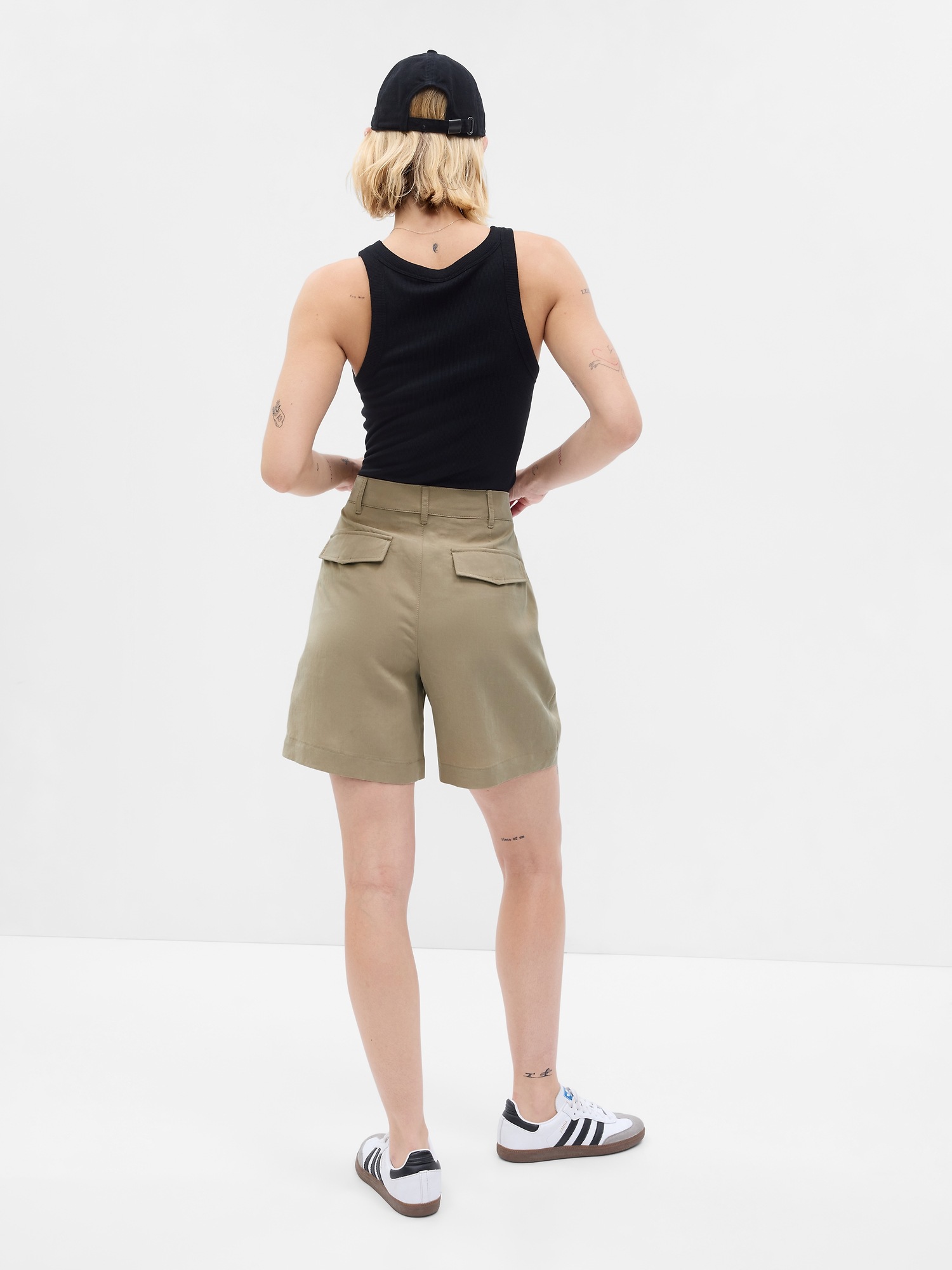 SoftSuit Pleated Shorts | Gap