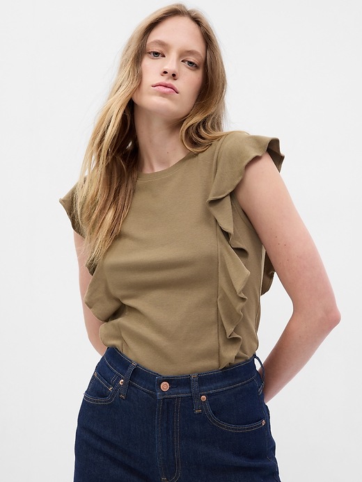 Modern Ruffle T-Shirt | Gap