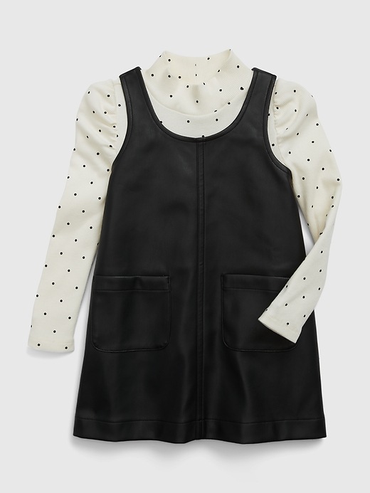 Toddler Vegan Leather Jumper Set | Gap