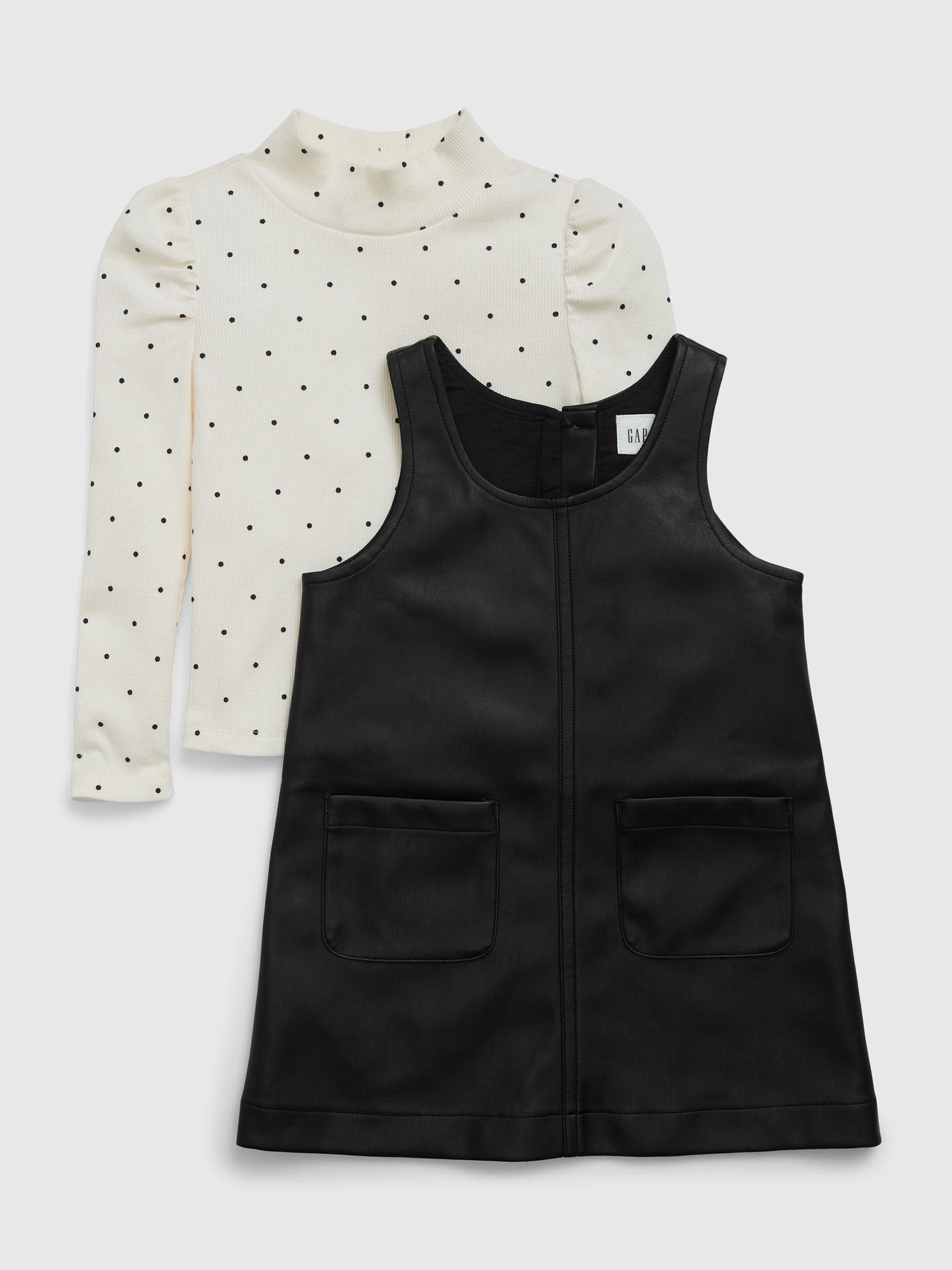 Toddler Vegan Leather Jumper Set | Gap