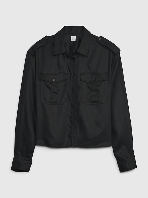 Cropped Utility Shirt | Gap
