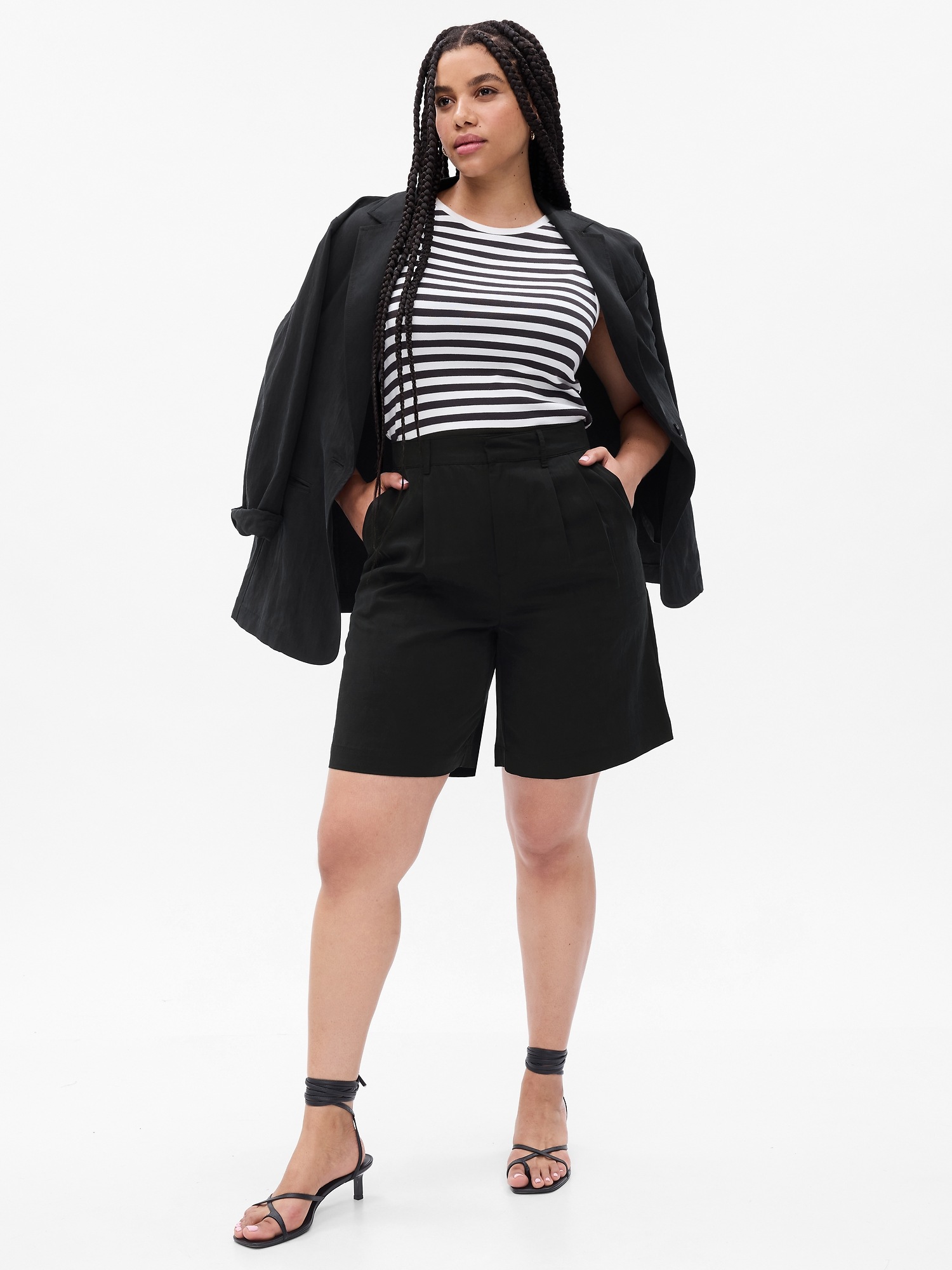 SoftSuit Pleated Shorts | Gap