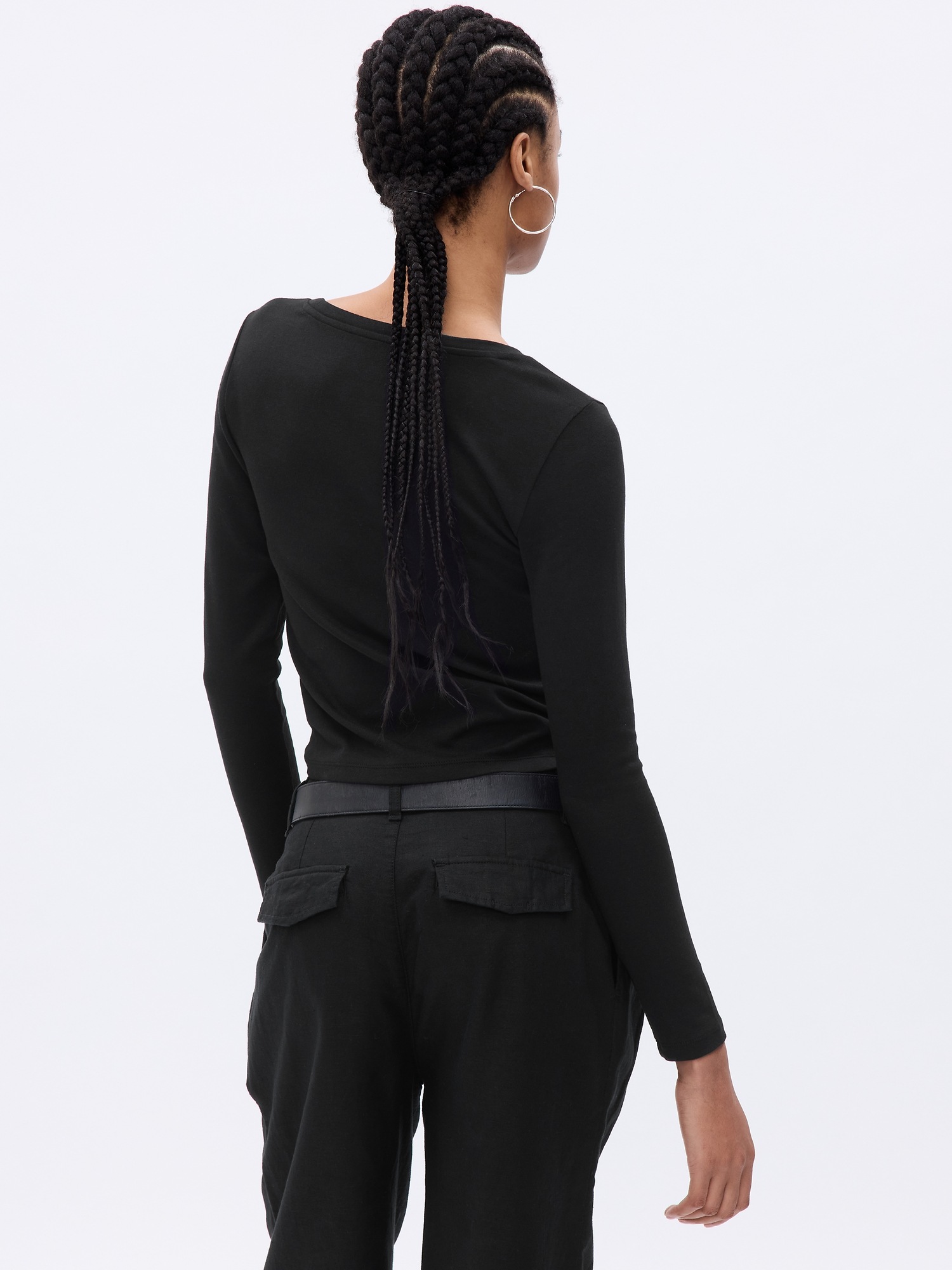 Modern Cropped T Shirt Gap Modern Cropped T Shirt Gap