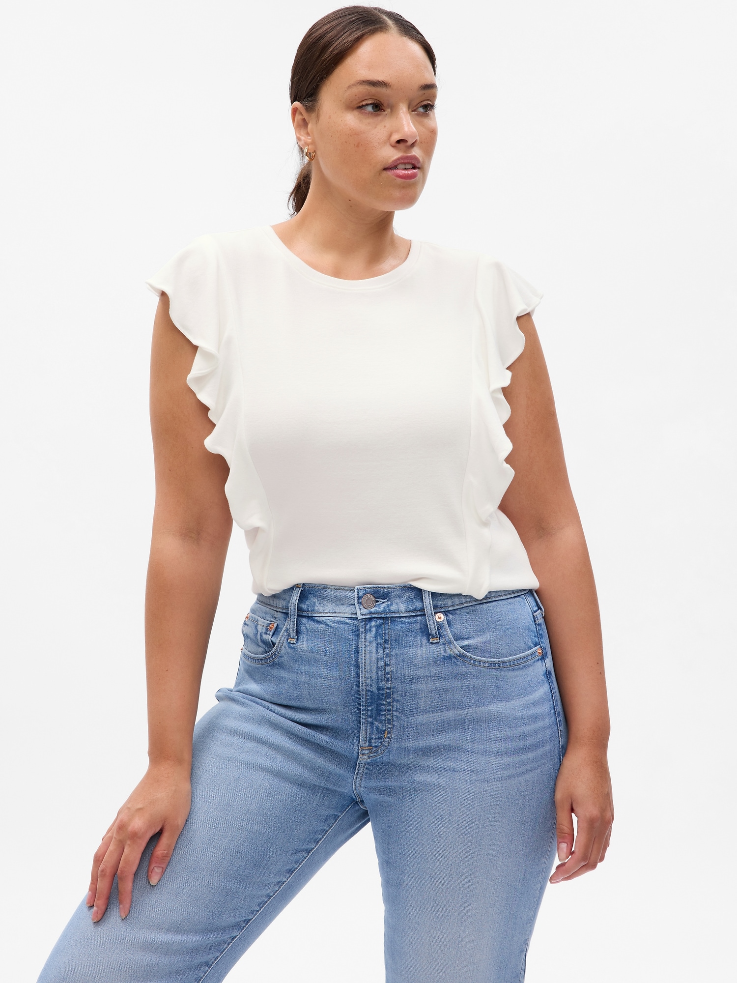 Modern Ruffle T-Shirt | Gap