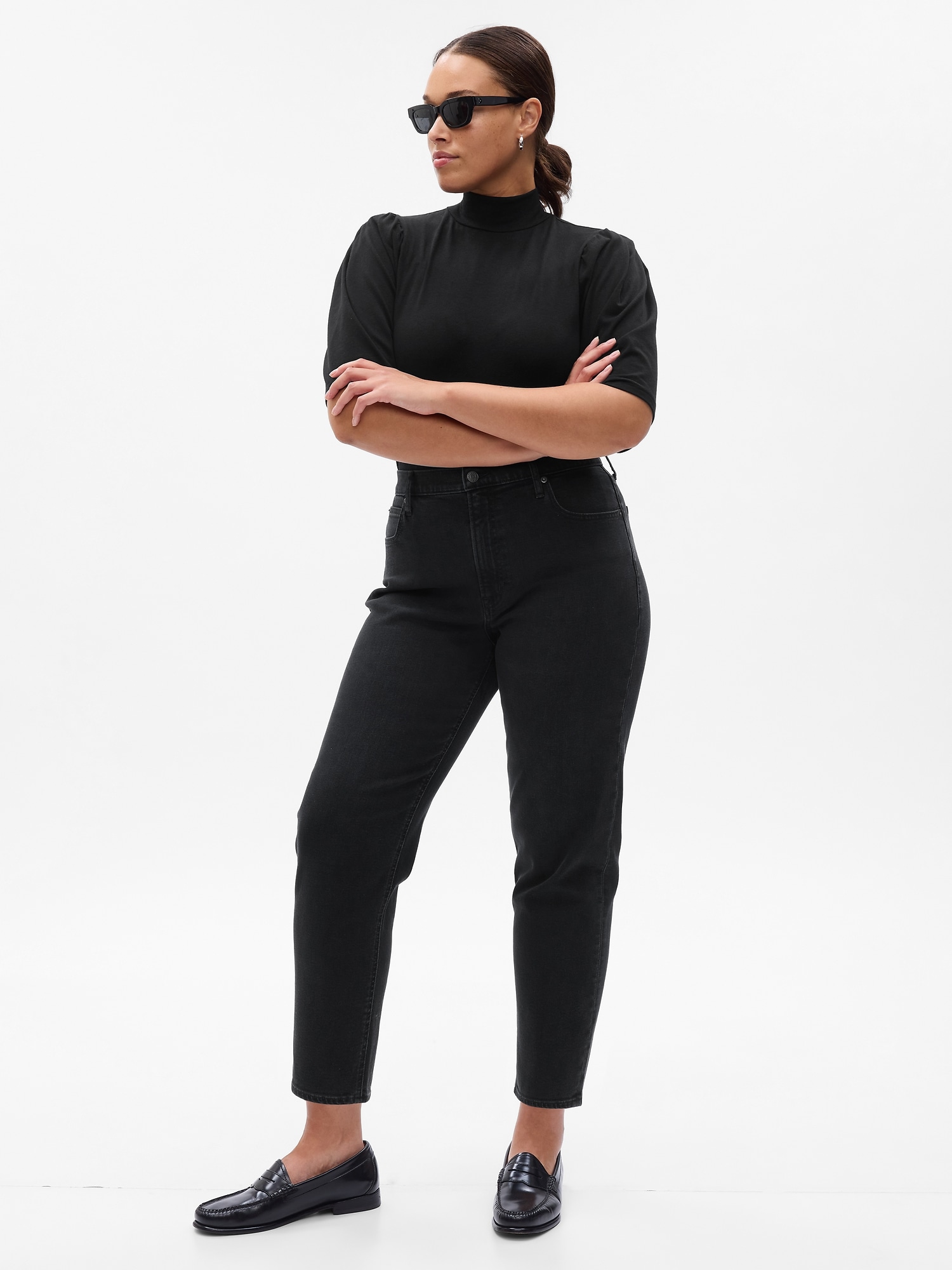 High Rise Taper Jeans | Gap