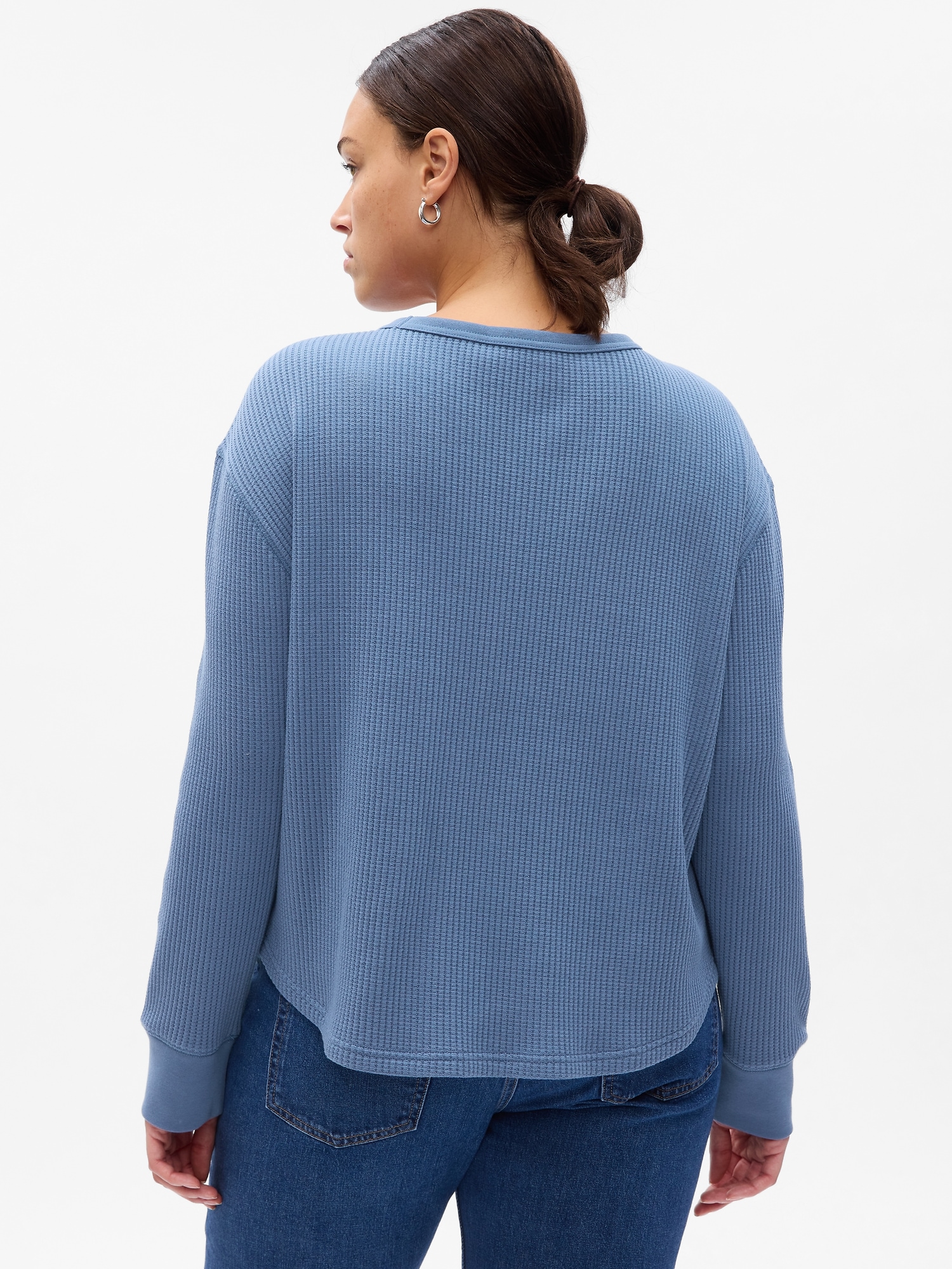 Waffle Crewneck T-Shirt | Gap
