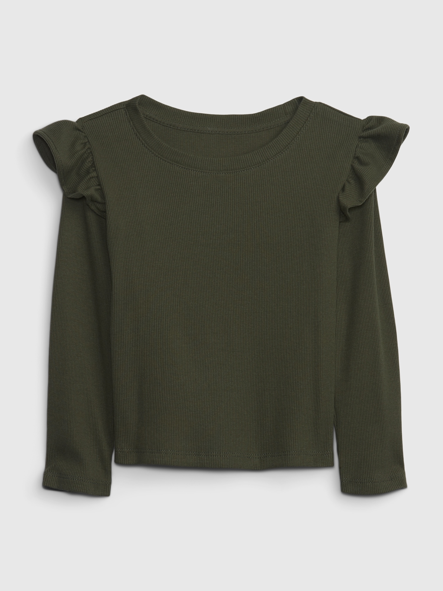 Toddler Ruffle Rib T-Shirt | Gap