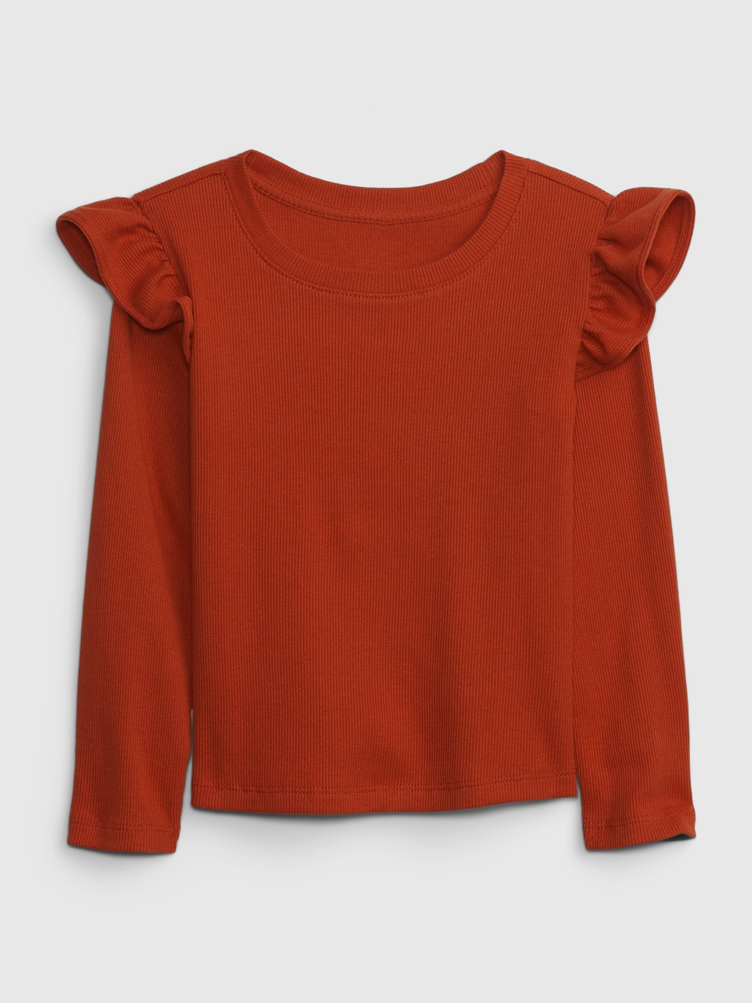 Toddler Ruffle Rib T-Shirt | Gap