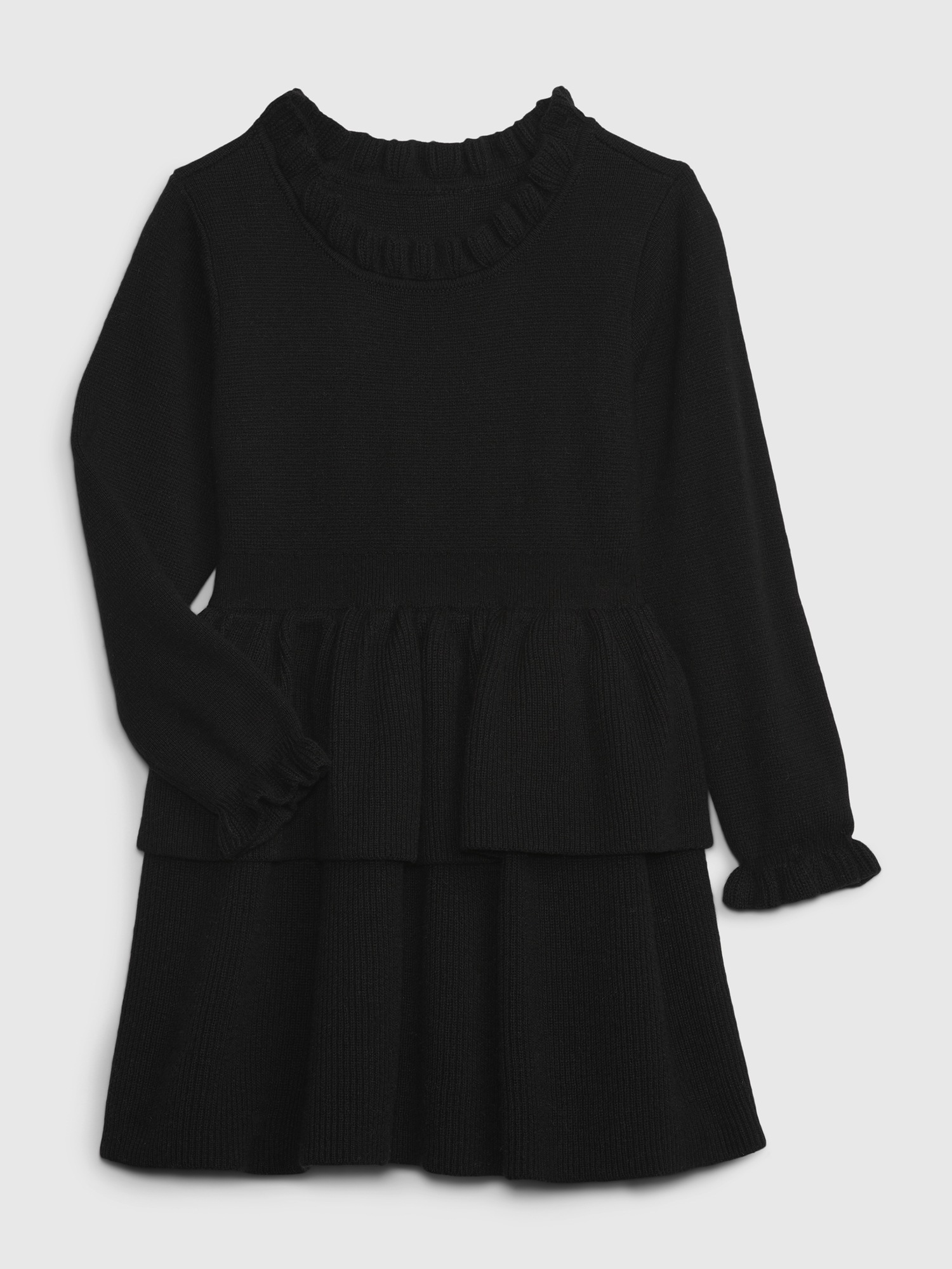 Toddler Ruffle Tiered Sweater Dress Gap