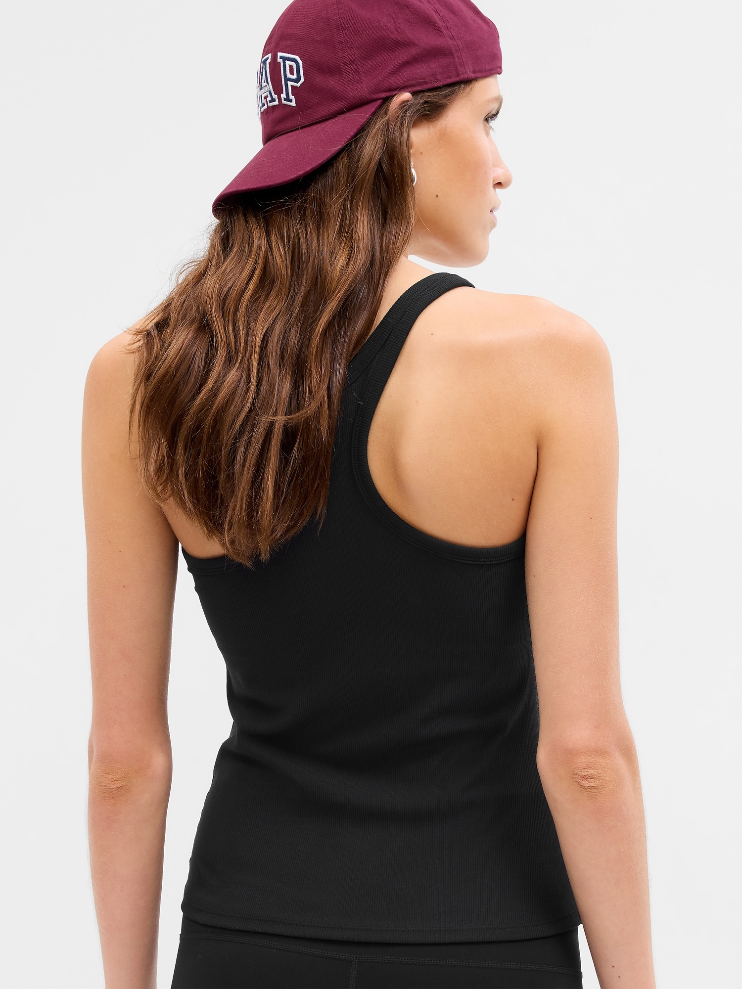 GapFit Studio Rib Tank Top | Gap