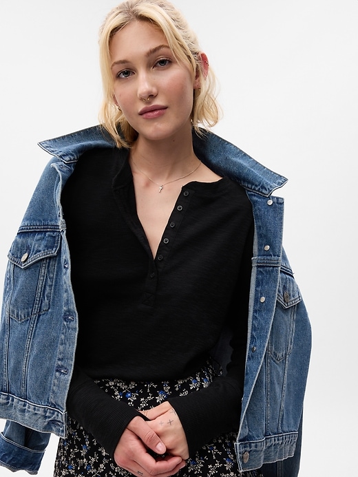 Gap womens henley store