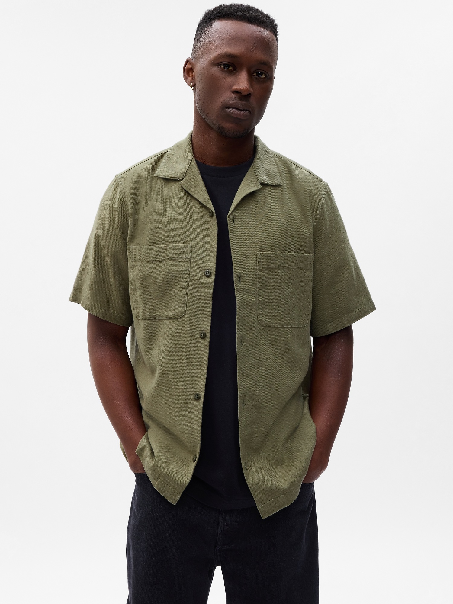 Twill Utility Shirt | Gap