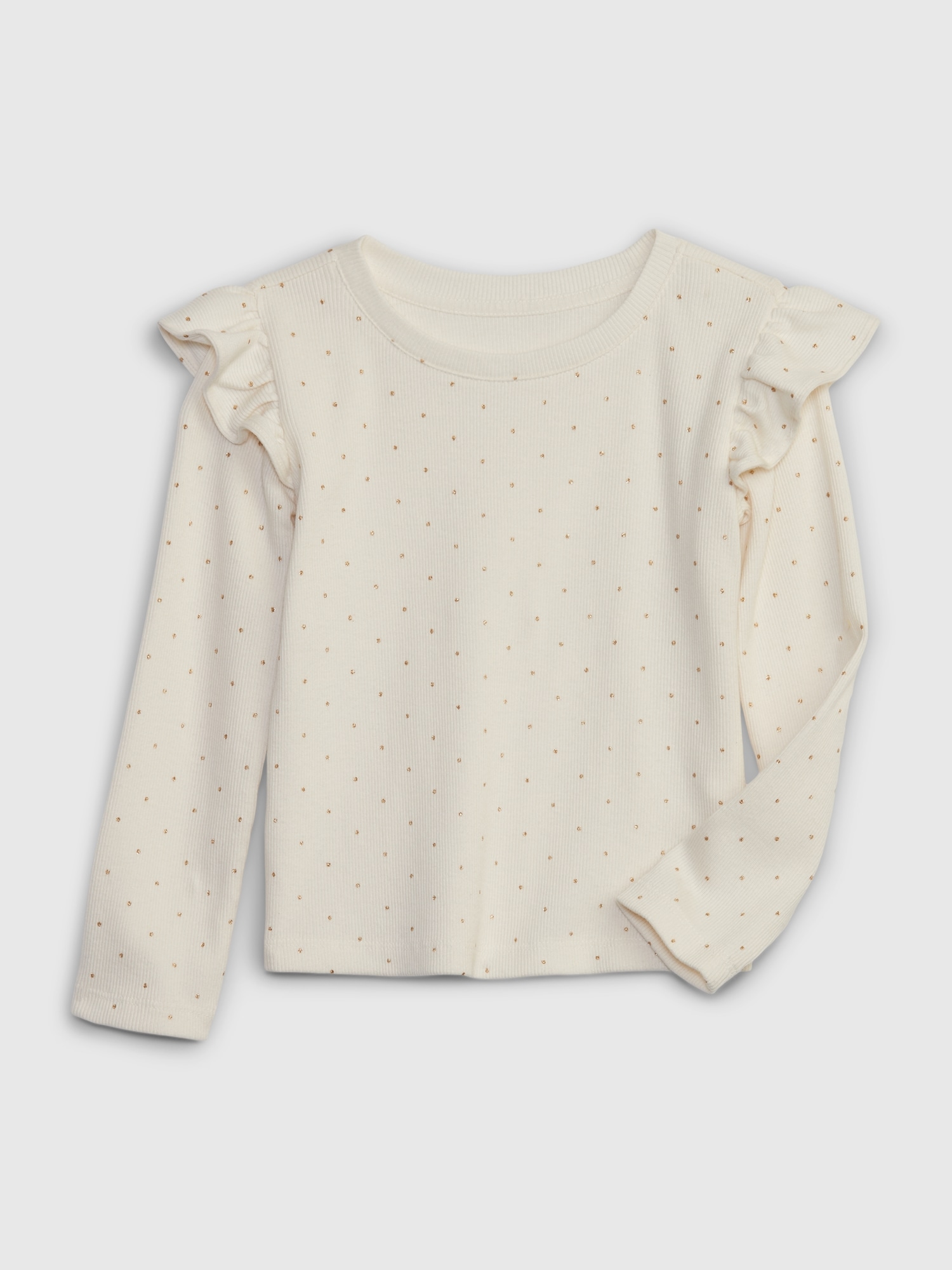 Toddler Ruffle Rib T-Shirt | Gap