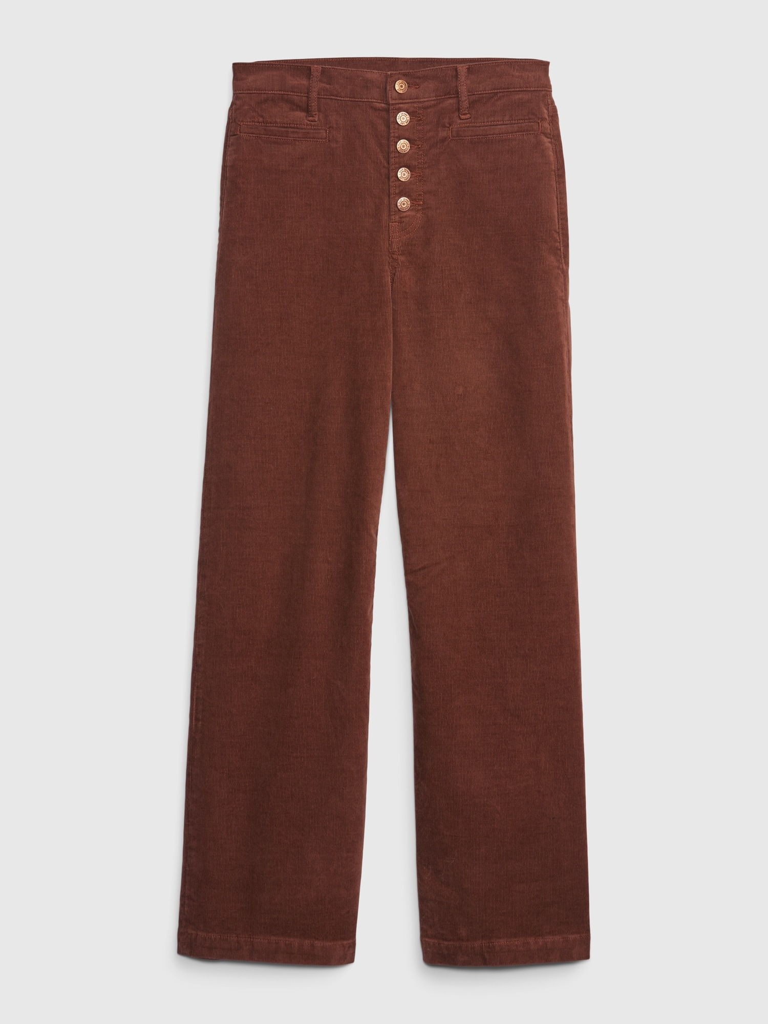 High Rise Corduroy Stride Wide-Leg Pants | Gap