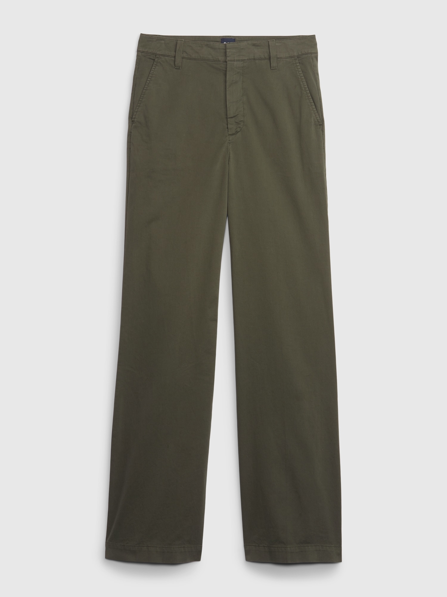 High Rise Flare Khakis | Gap