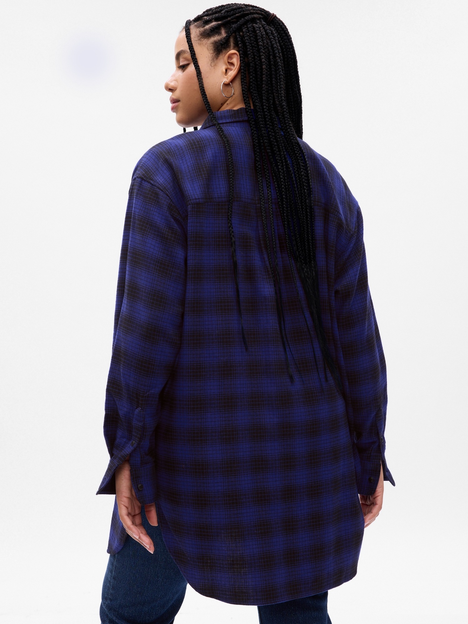 Plaid Weekend Tunic Shirt | Gap