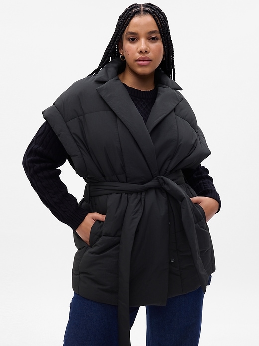 Duvet Wrap Puffer Vest | Gap