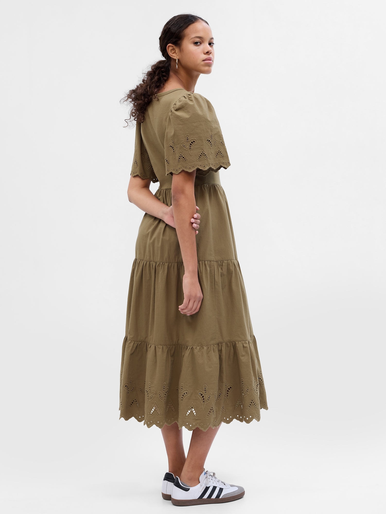 Cream Eyelet Lace Maxi Dress at Donald Peterson blog