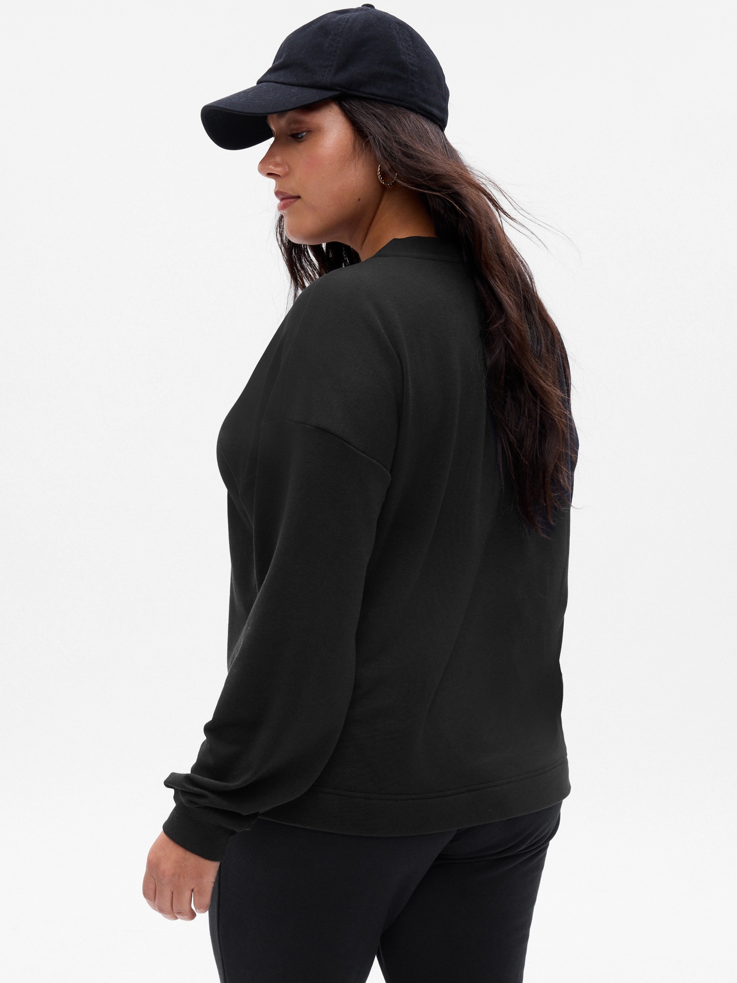 Cloud Light V-Neck Sweatshirt | Gap