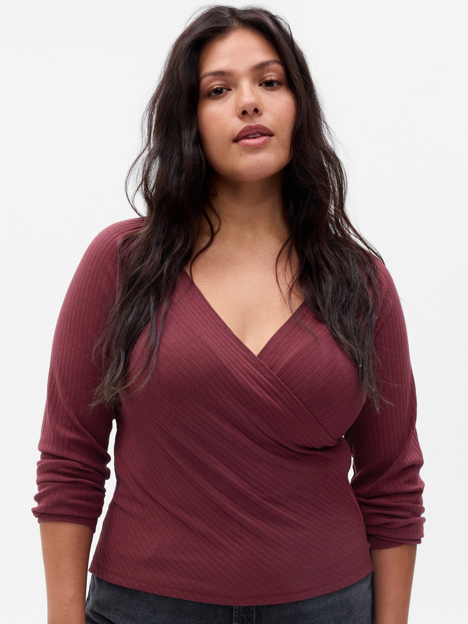 Modern Rib Wrap T-Shirt | Gap