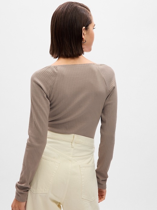 Modern Rib Wrap T-Shirt | Gap